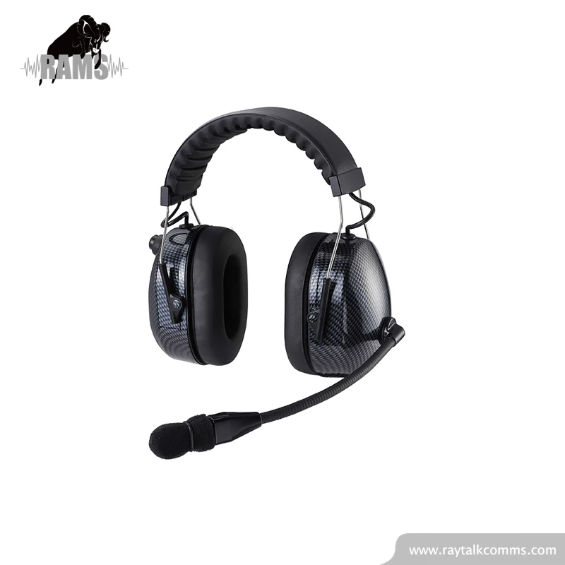 Heavy Duty Headphone Ran-3000q/cf Broadcast Carbon Fiber Headset For ...