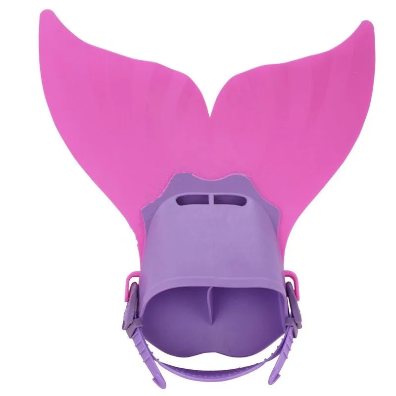 New Little Mermaid Tails And Swimming Fins For Kids,Improved Strap ...