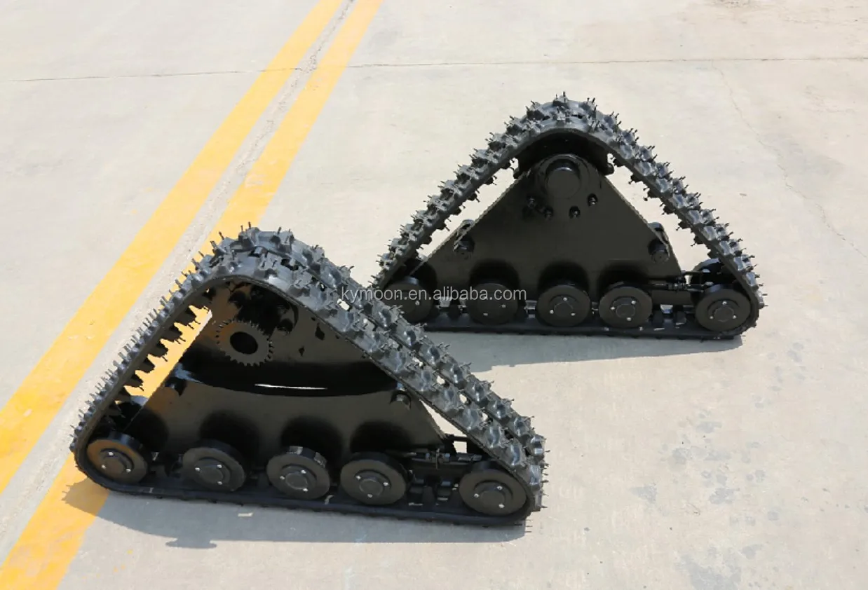 Atv/utv Rubber Track Drive Systems/off-road Transportation In Snow Ice ...