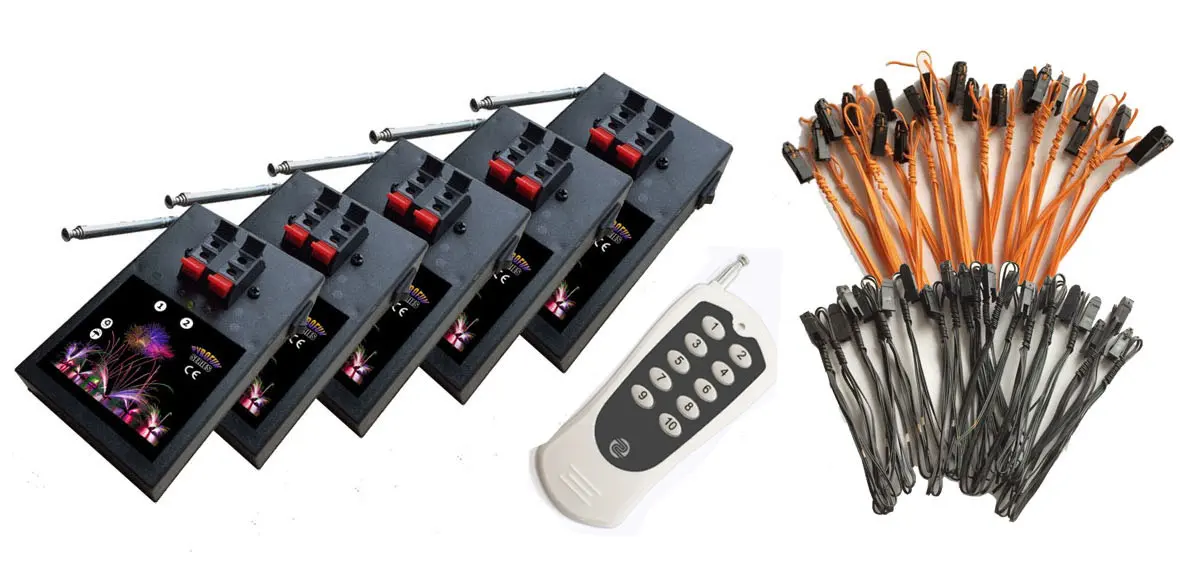 Digital 12 Cues Firework Channels Firing System Controller C 48 ...