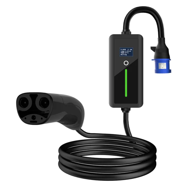 Portable Nacs Plug Electric Vehicle Charger With Extension Cable ...
