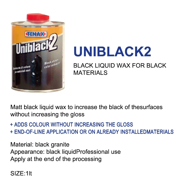TENAX BLACK LIQUID WAX - Enhance Black Surfaces Professionally