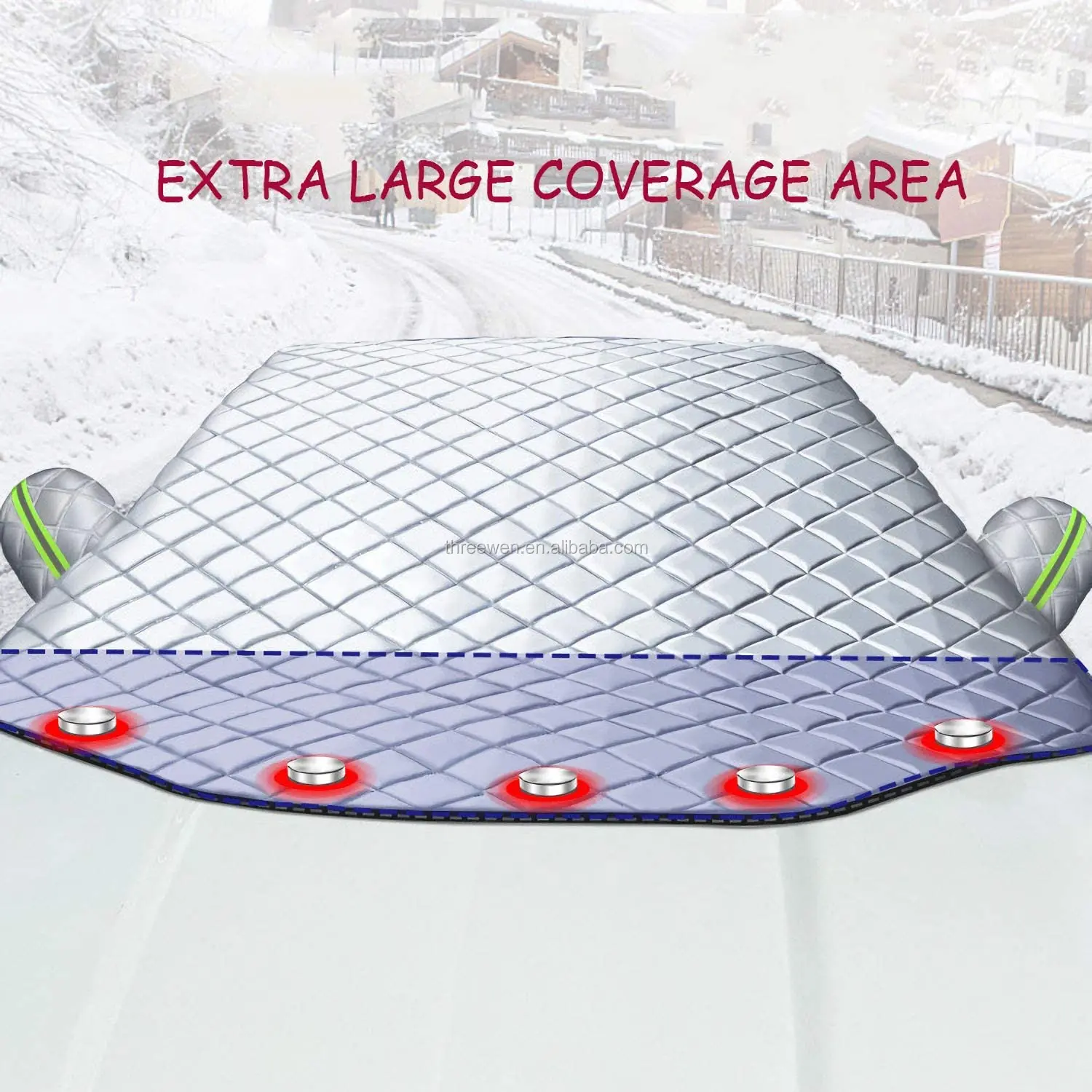 Aluminum Windshield Covers - Winter Protection for Cars