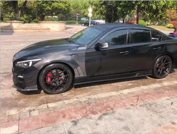 High Quality Honeycomb Carbon Fiber Side Fenders for Infiniti Q50 Q60