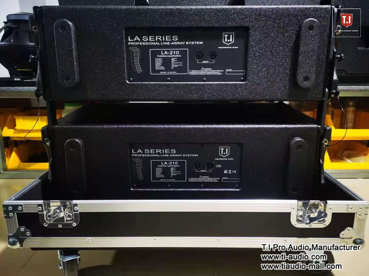 T.I Pro Audio LA-210 Dual 10 Inch Line Array System