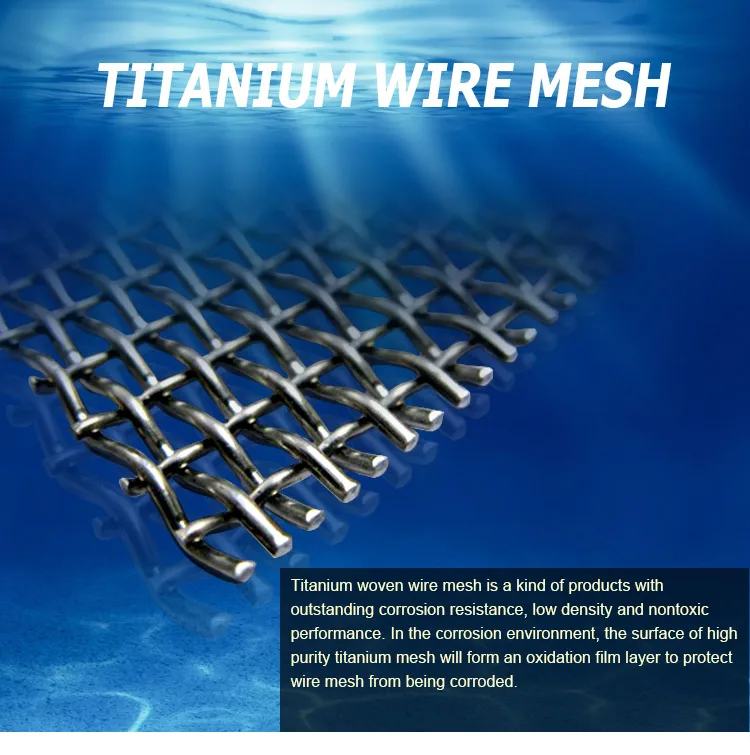 Ultra Thin 100 Mesh Titanium Woven Wire Mesh Fabric Used In Medical ...