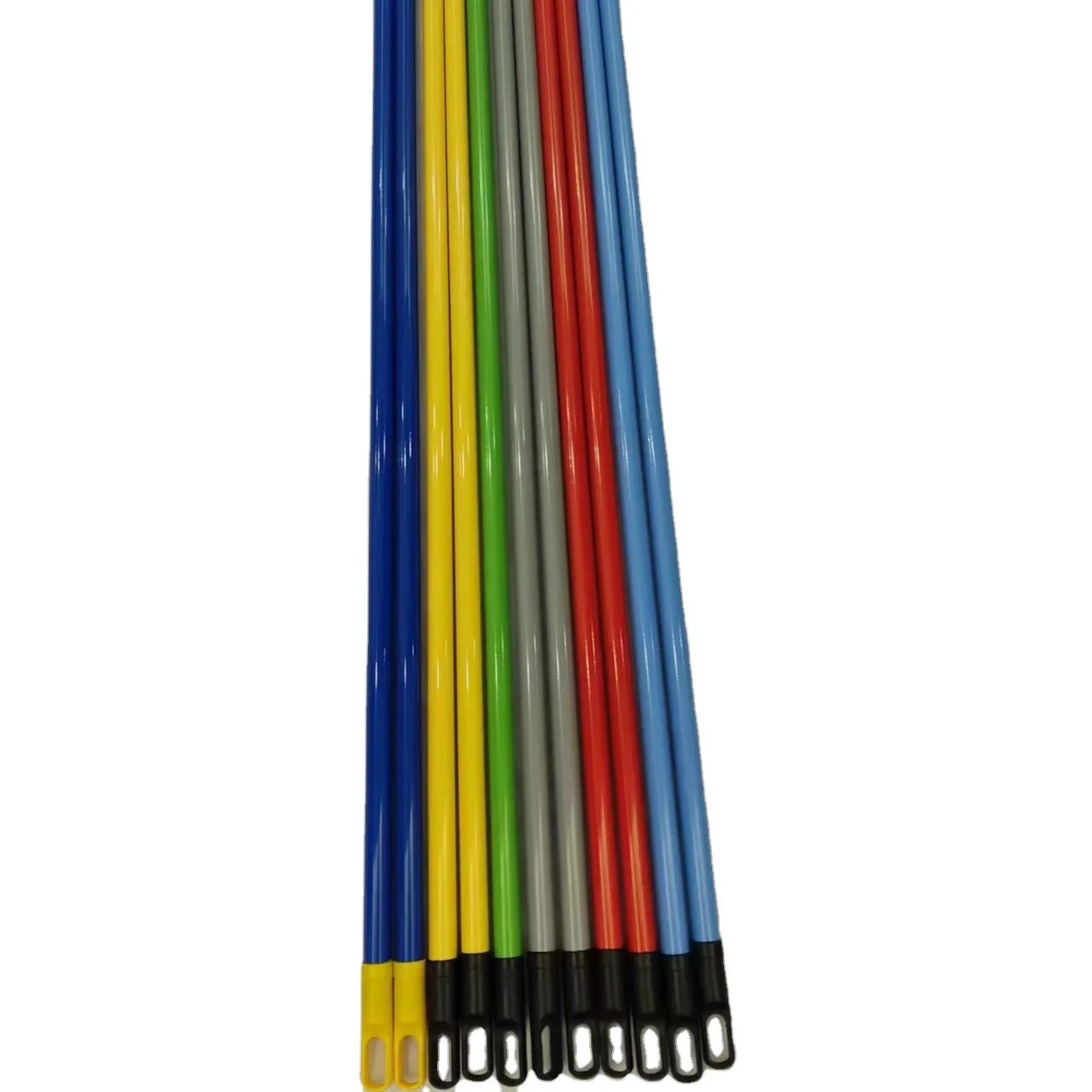 Extendable Telescopic Metal Broom Stick With Hook Powder-coated Iron ...