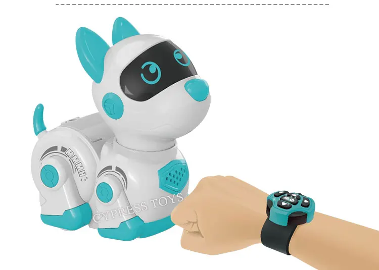 Mini Smart Educational Watch Control Robot Dog Toy Gesture Control ...