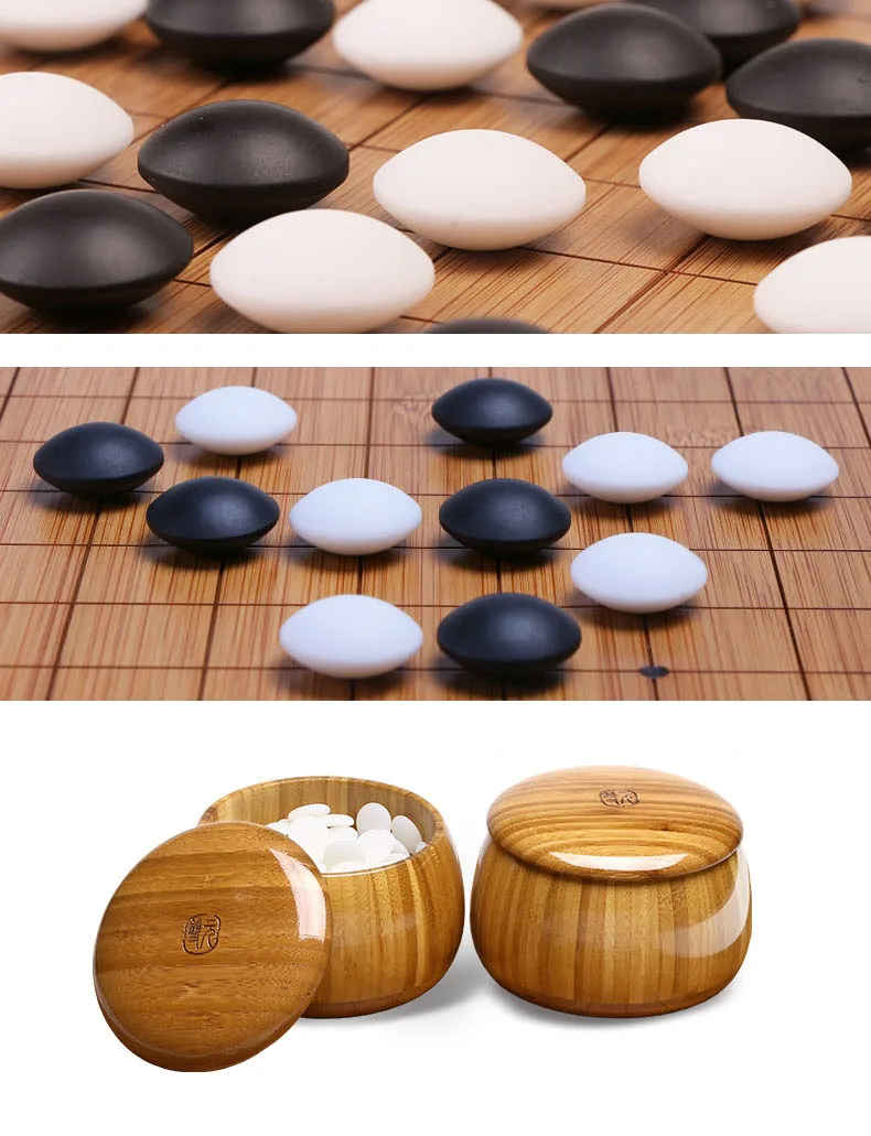 Go Game Stones Weiqi Gomoku Pieces Gems Ceramics Black White Stones ...