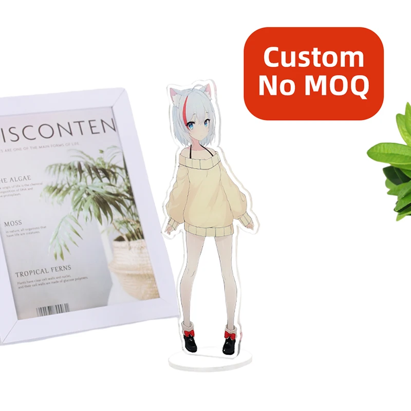 Custom Clear Anime Linked Acrylic Standee Display Stands
