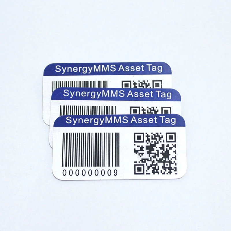 Custom Aluminum Tabbed Metal Barcode Nameplates - Buy Tabbed Metal ...