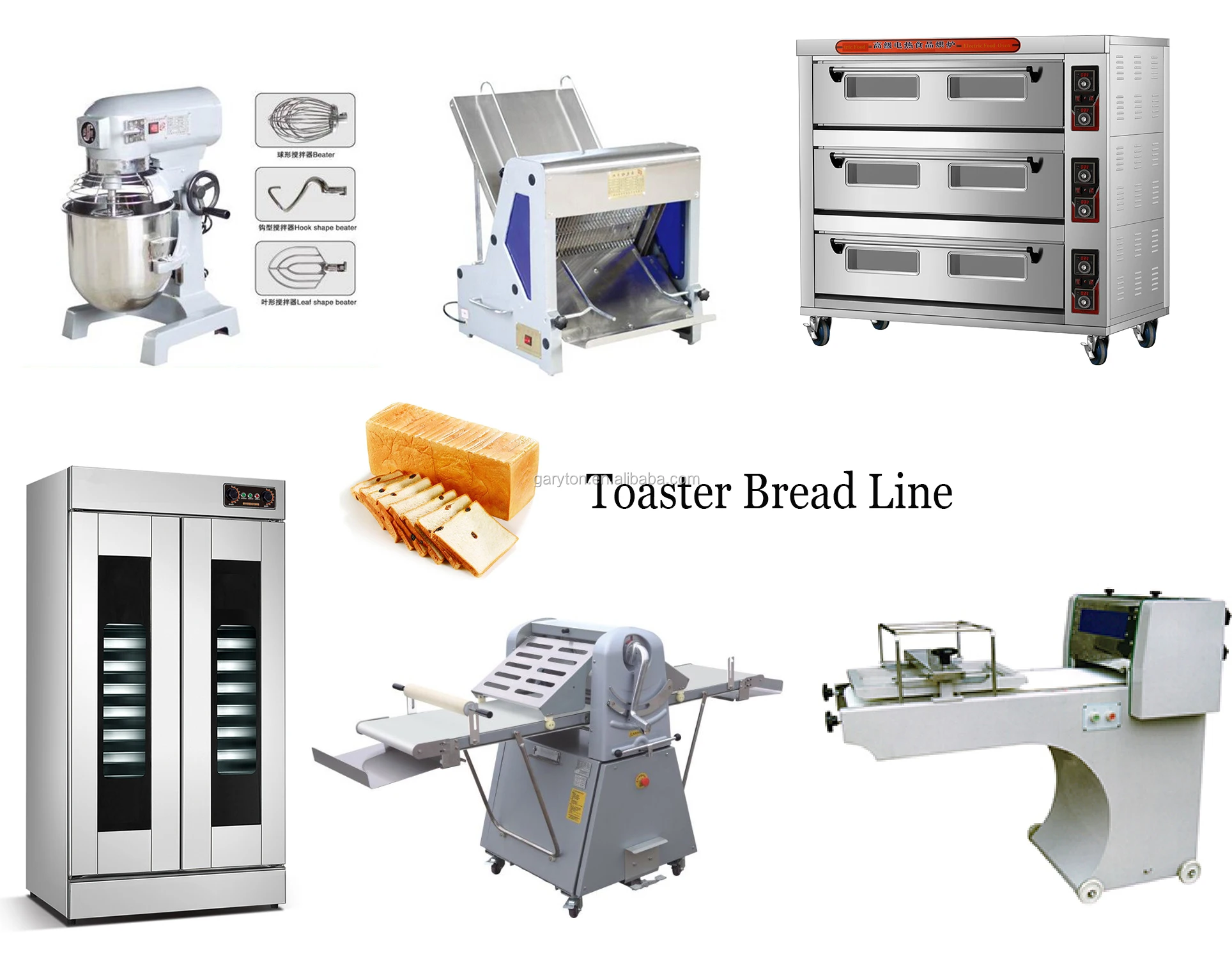 Baguett Making French Bread Production Line - Peralatan Bakery