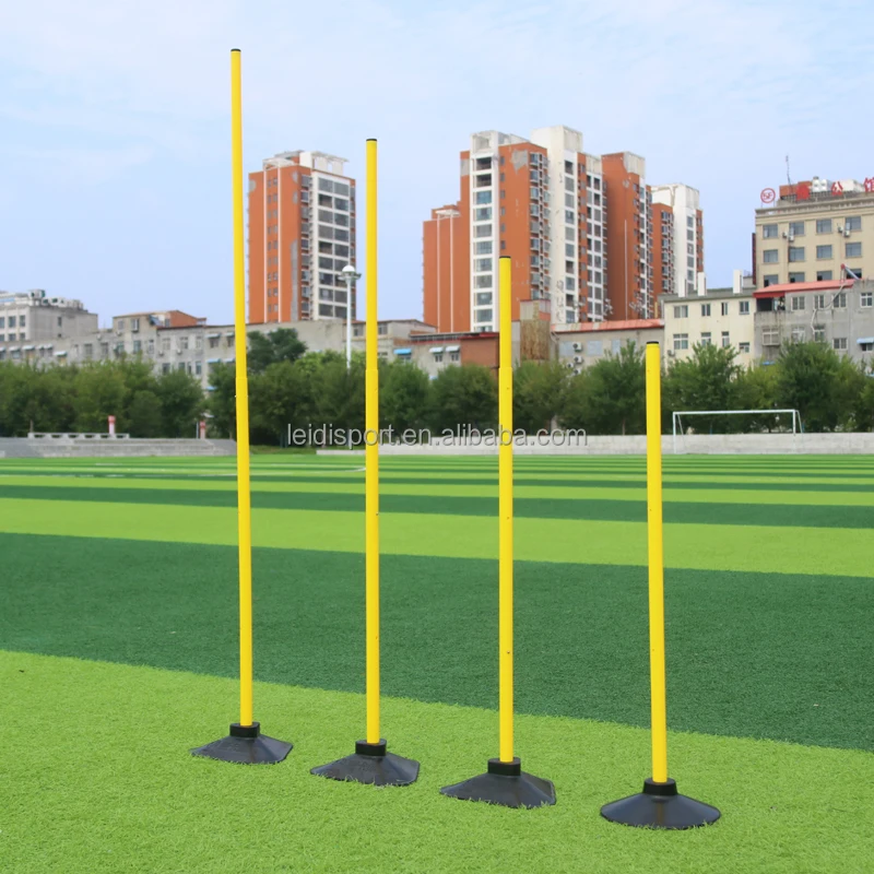 Football logo Pole, Basketball Training Obstacle Telescopic Pole ABS ...