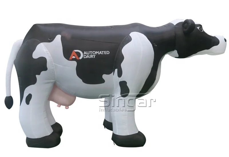 Outdoor Advertising Parade Giant Inflatable Milk Cow Balloon