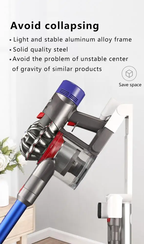 Aluminum Chargeable Storage Rack For Dyson V7 V8 - Buy Aluminum Storage ...