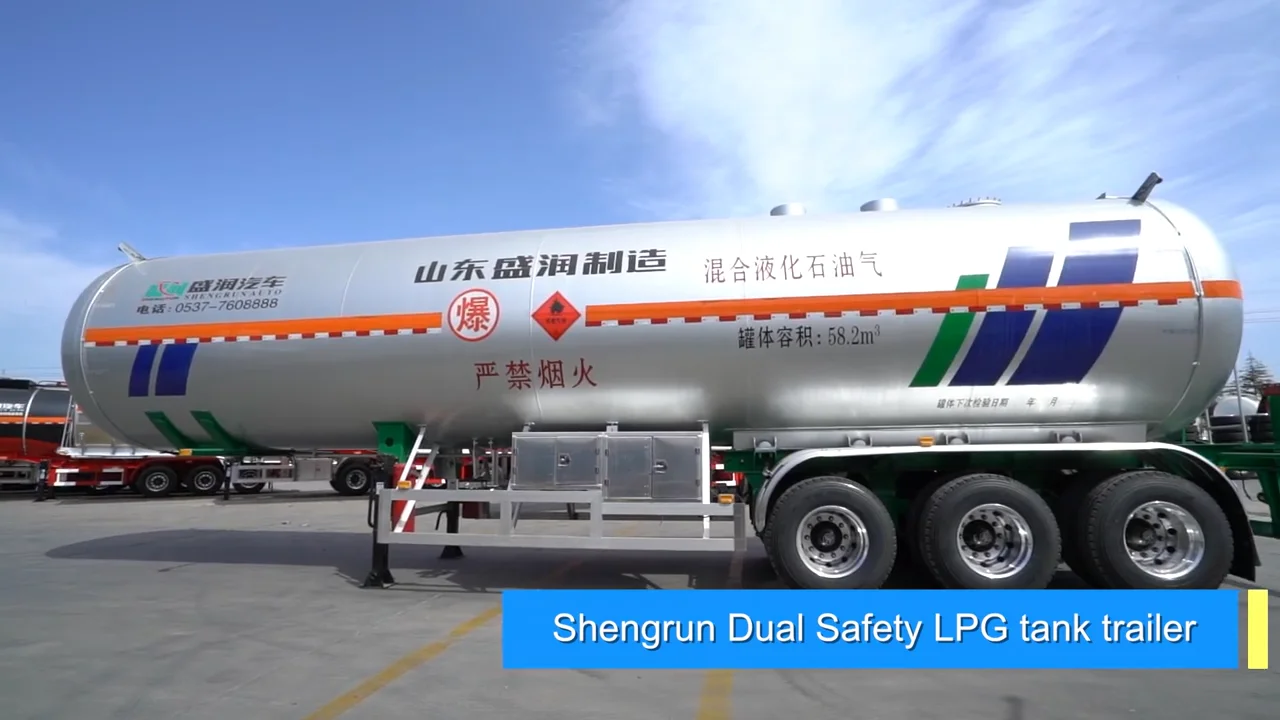 Lpg Tanker Methane Tank Trailer Lpg Railway Propane Transport Trailer Road Tanker Trailer - Buy ...