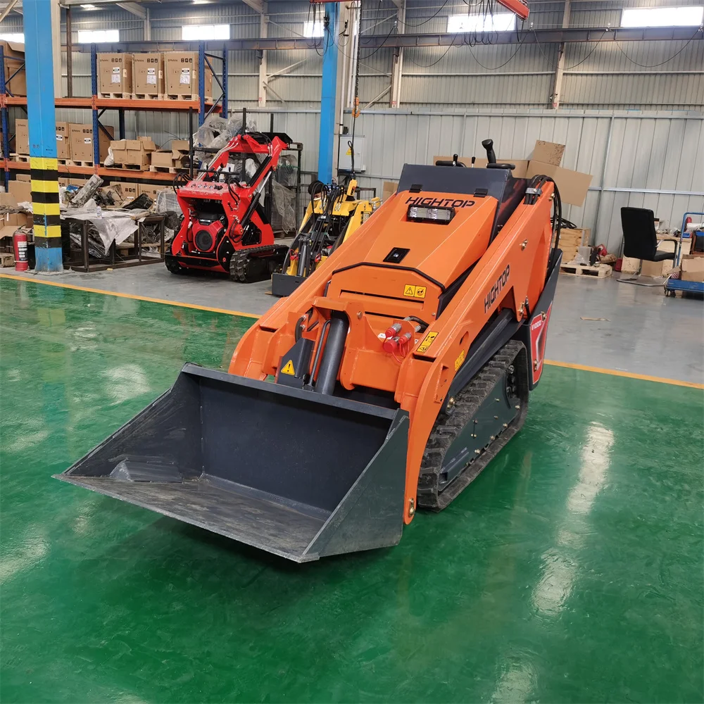 Htv1000 Mini Skid Steer Diesel Loader Minicargador Epa Engine Compact ...