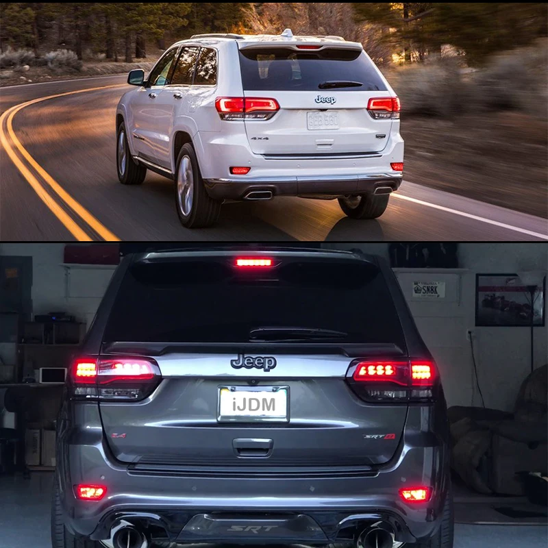 Lente roja 20-SMD 3030 LED parachoques Reflector marcador luces para ...