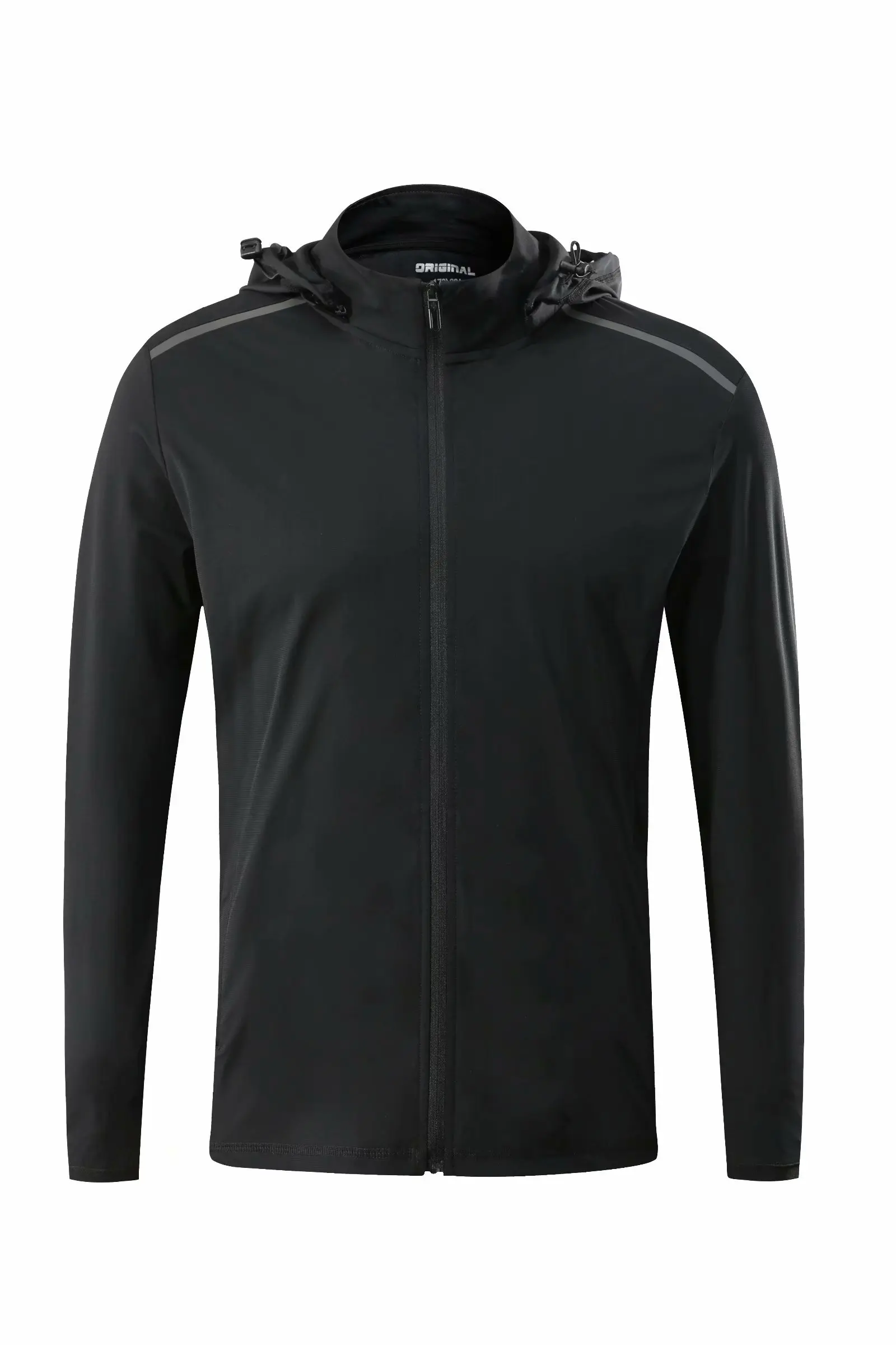 Men Hot Sweat Jacket Running Jacket Jogging Sports Windbreaker Training ...