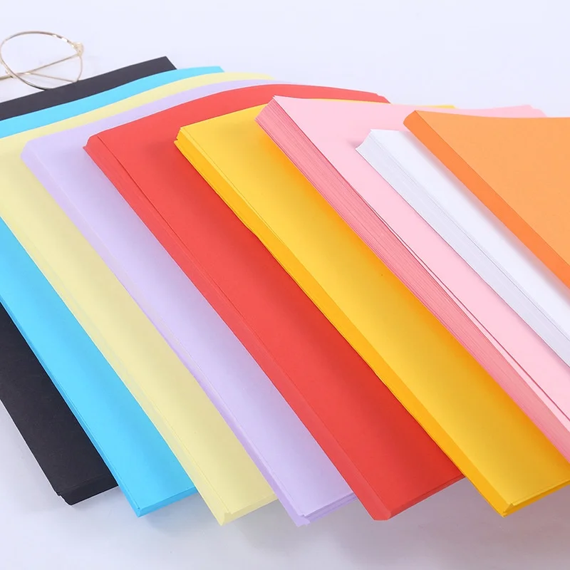 JINLAN A4 Color Card Paper Customized Color Multi-Purpose DIY Origami ...