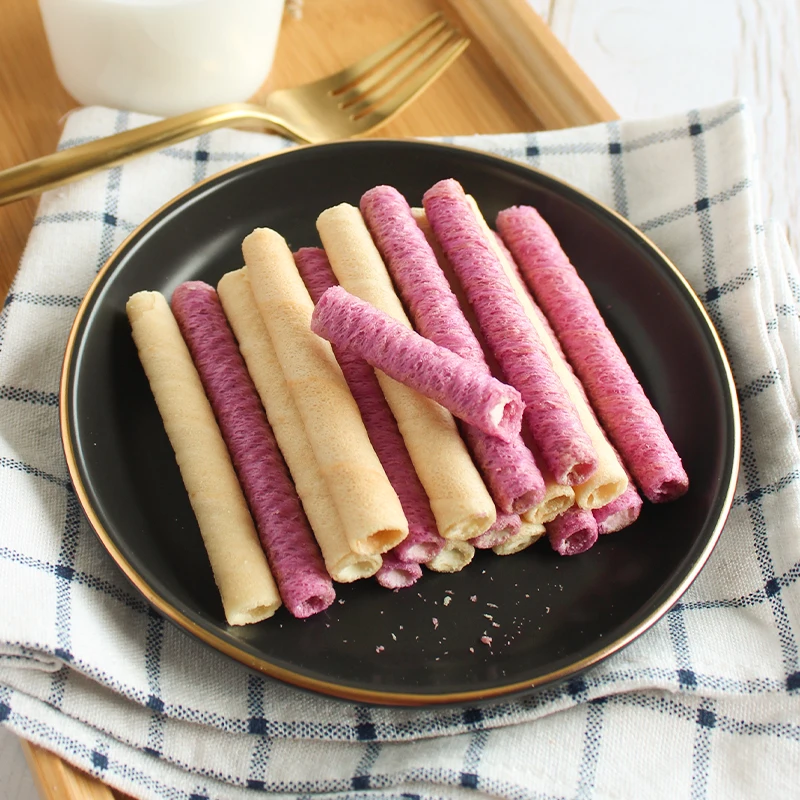 Filled Coconut Egg Roll Cracker - Buy Coconut Egg Roll Biscuit,Healthy ...