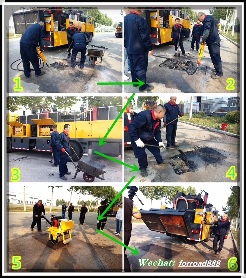 Asphalt Recycling Machi Regeneration Machine For Road Repair Pothole ...