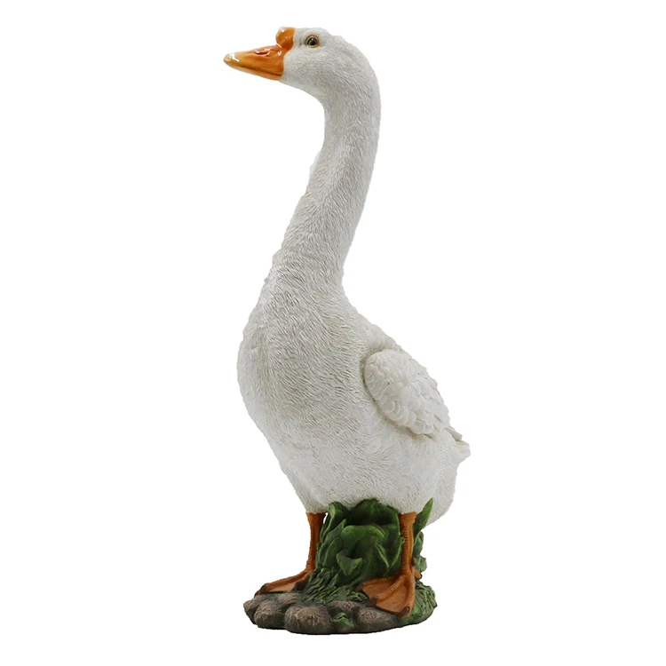 Realistic Garden Decor Polyresin Life Size Goose Statue,Vivid Hand Made ...