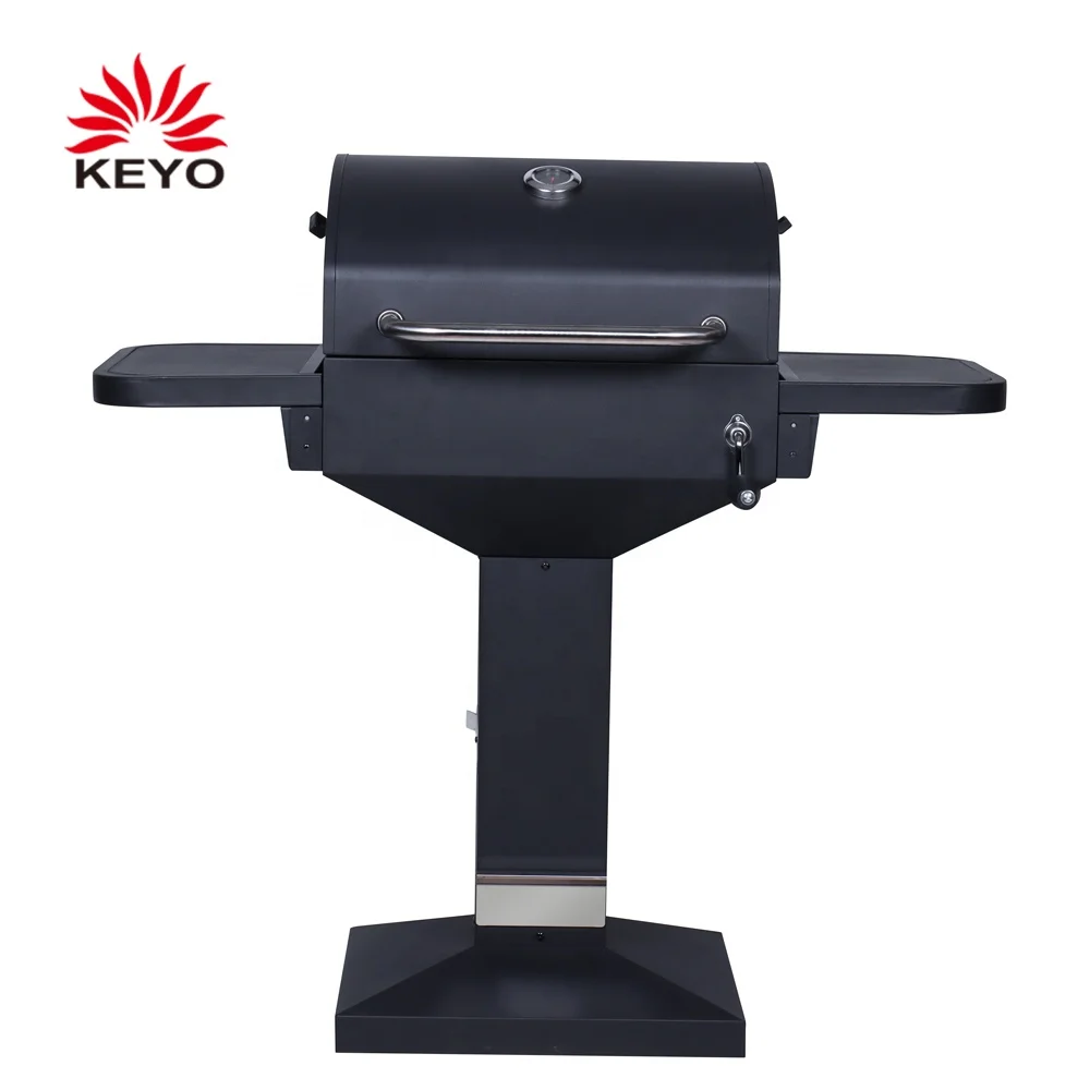 KEYO Barbecue Standing Pedestal Base Charcoal BBQ Grill