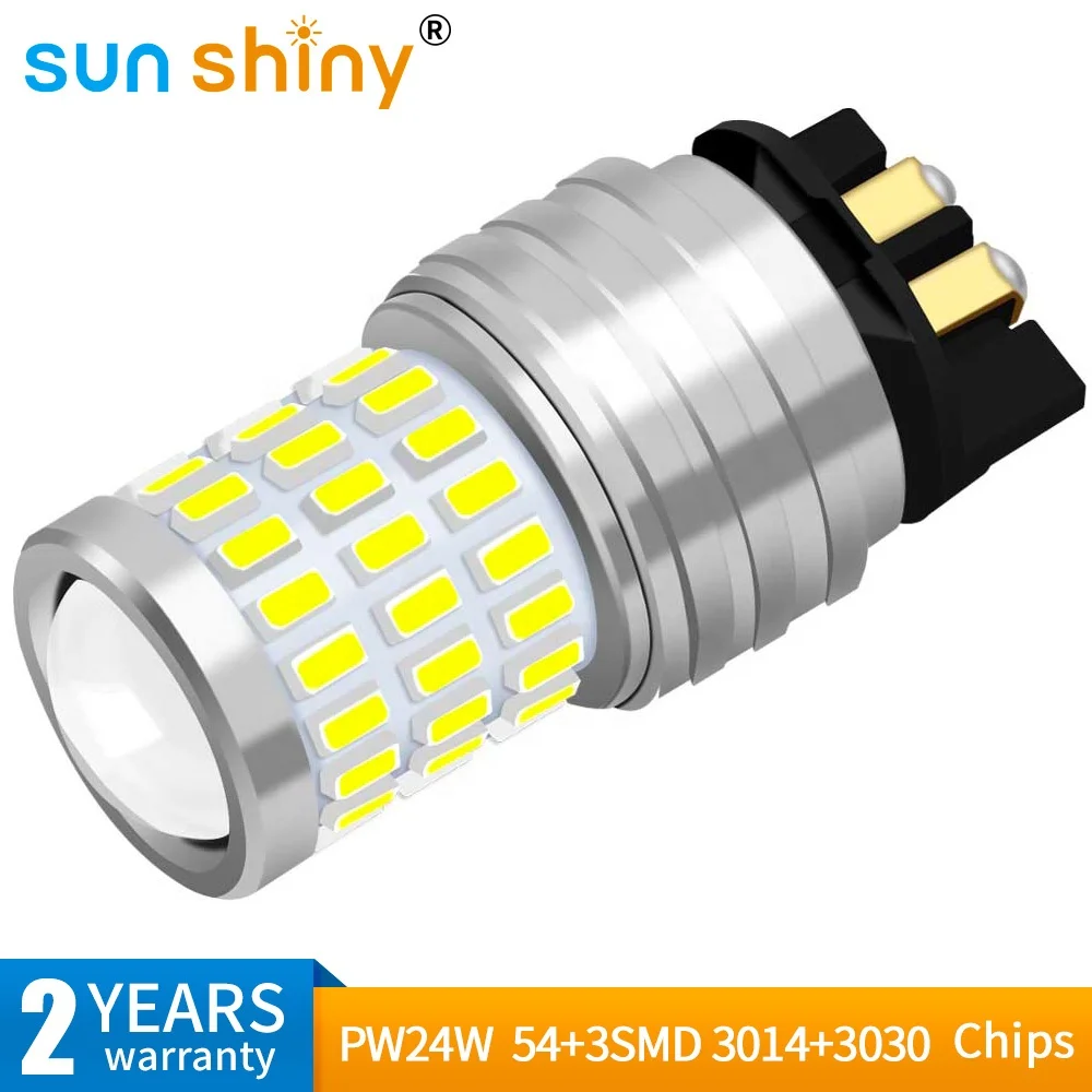 Pwy24w Pw24w Led Bulbs Turn Bulb Signal Motorcycle Pw24w 54smd3014 ...