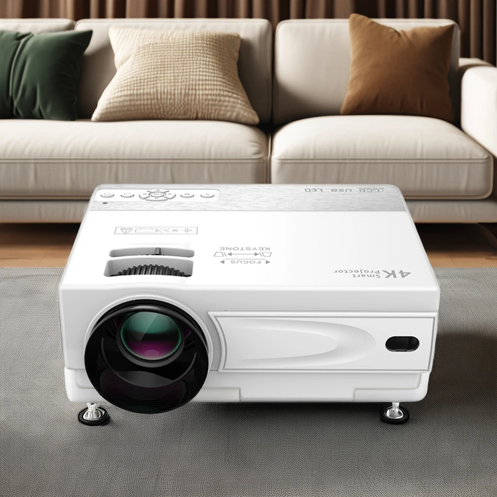 Projector Movies Mini Beam Projector Full HD 1080P LED Portable 3D WiFi ...