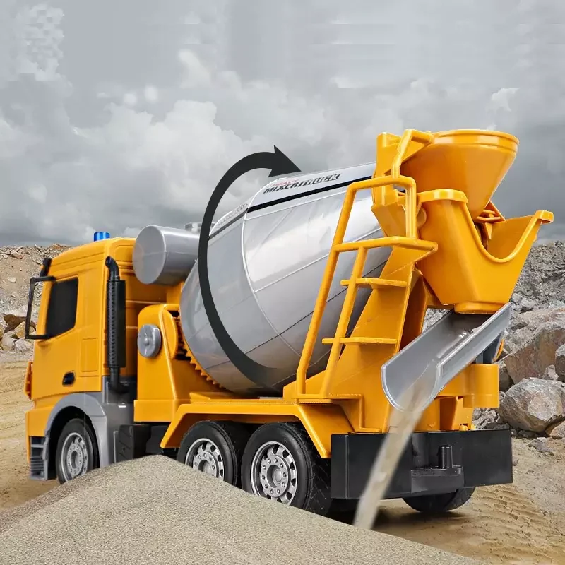 DWI Dowellin RC Vehicle Toy - 360 Degree Cement Mixer Truck