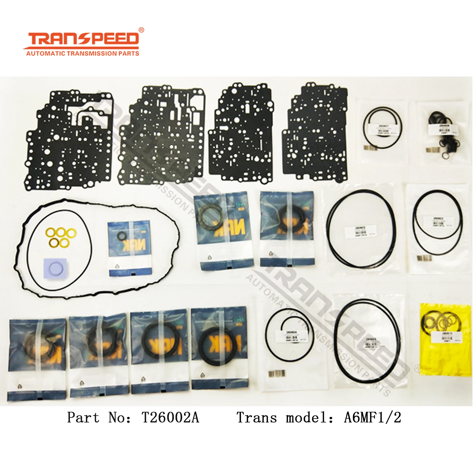 Transpeed Master Kit A6mf1 A6mf2 Transmission Rebuild Kit T26000a - Buy ...