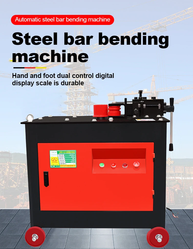 Steel Curved Circular Bending Machine Foot Switch Type Rebar Arc Bender ...