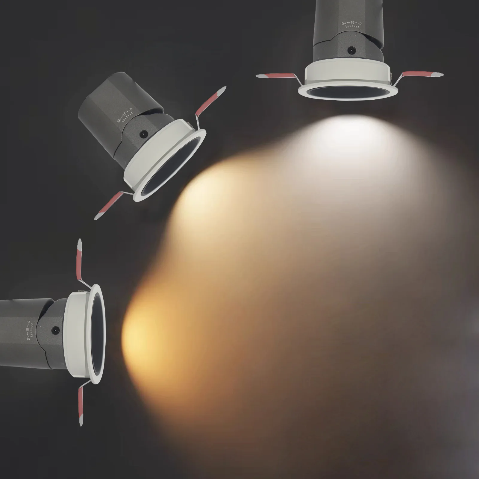 Matter Spotlight Rimless Aluminum Deep Cup Anti-glare Led Recessed Home ...