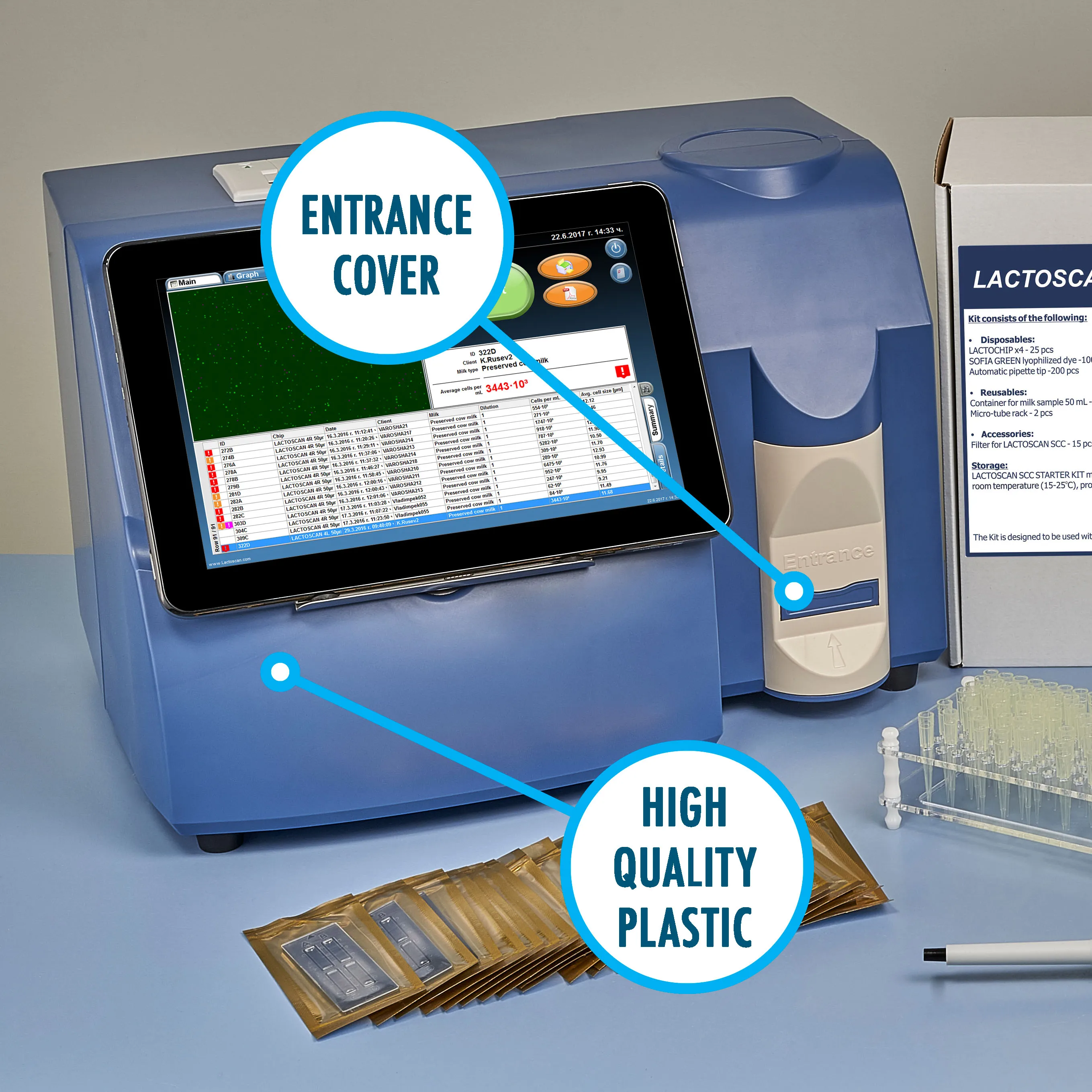 Hiyi LACTOSCAN SCC - Precision Somatic Cell Counter