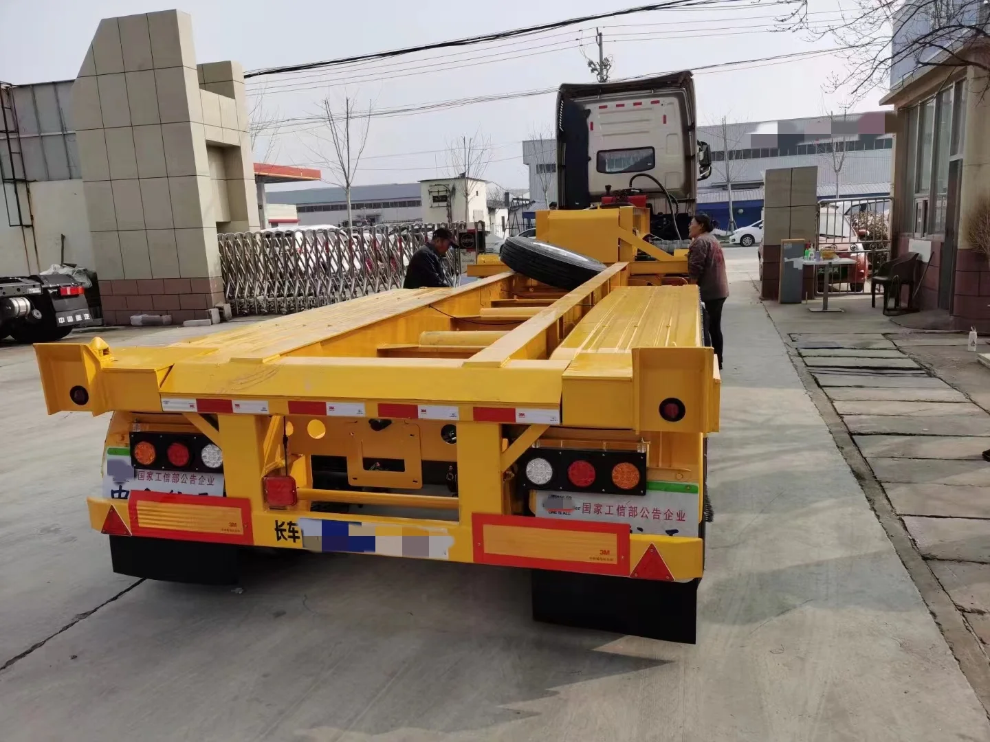 Factory Custom Direct Origin 3-axis Multi-axis Semi-trailer Container ...