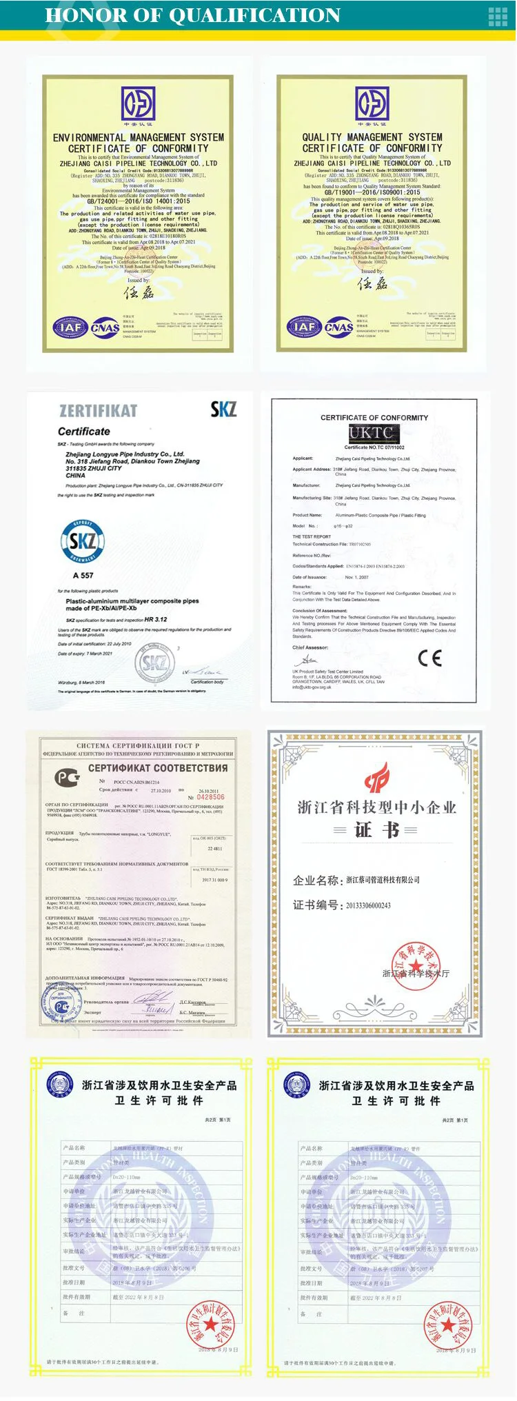 Pex-b EVOH Oxygen Barrier Pipe for Underfloor Heating S4 Class 4/8 Bar ...