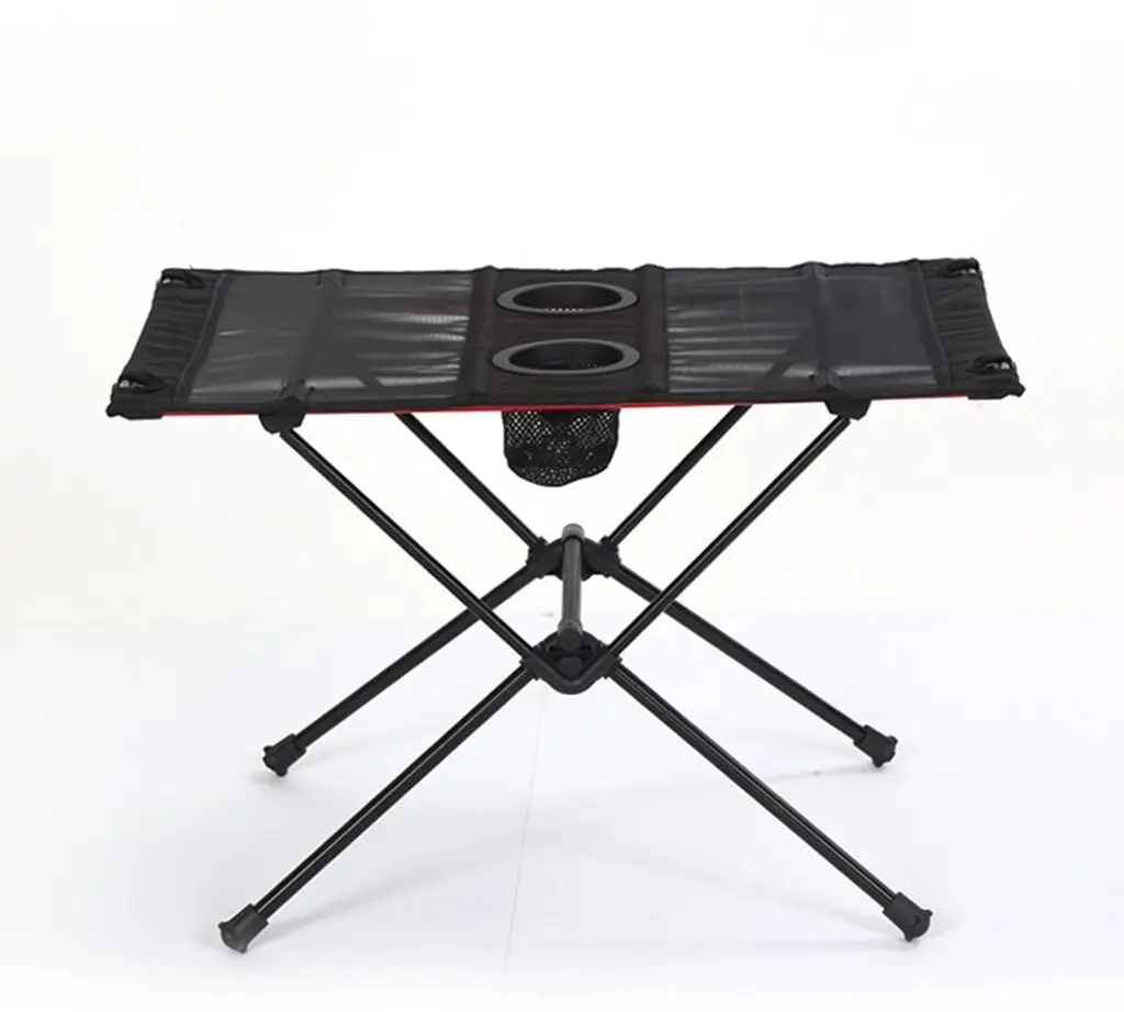 Outdoor Folding Mesh Picnic Table Aluminum Alloy Bracket Folding ...