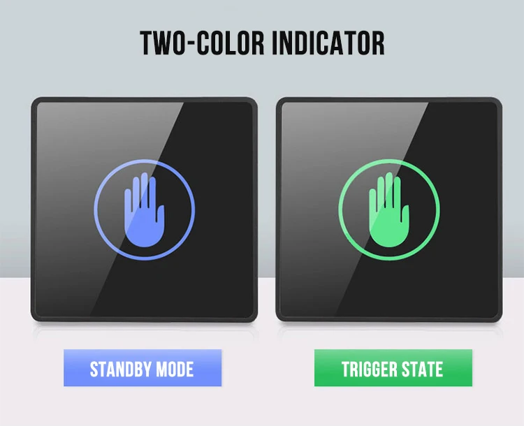 Dc12-24v Contactless Hand Wave Exit Button For Access Control System ...