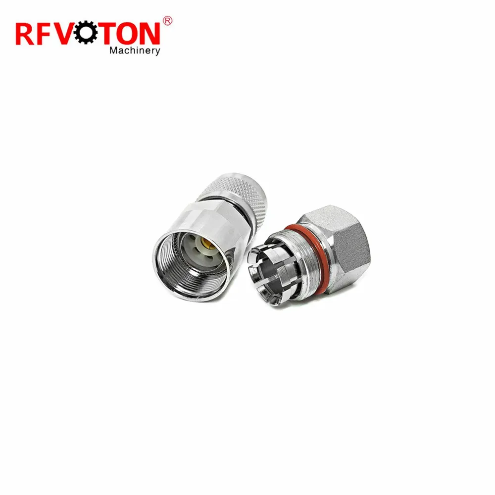 Rf Coaxial Clamp Type Uhf Male Straight Connector Ldf-4 1/2 - Buy Clamp ...