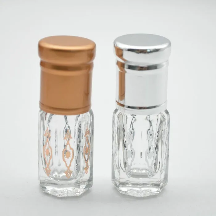 Perfume Oil Oud Glass Bottle 12 ml with Custom Logo - Elegant Glass ...