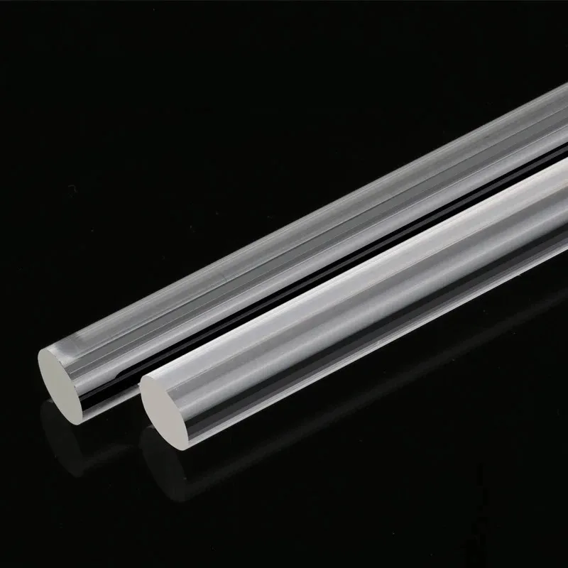 Factory Price Plastic Crystal Pmma Plexi Glass Rod Clear Bar Led ...
