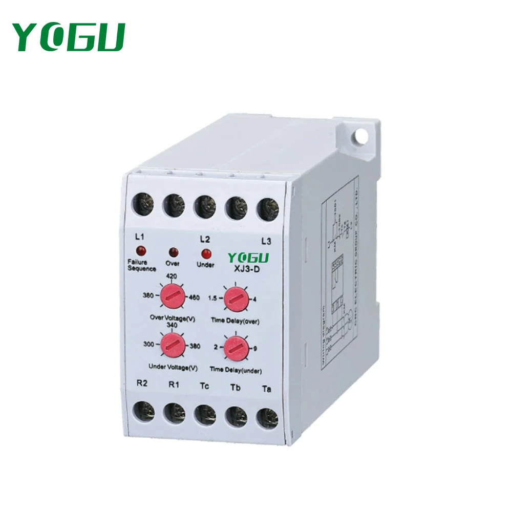 YOGU Xj3-D Series Phase-Failure and Phase-Sequence Protective Relay ...