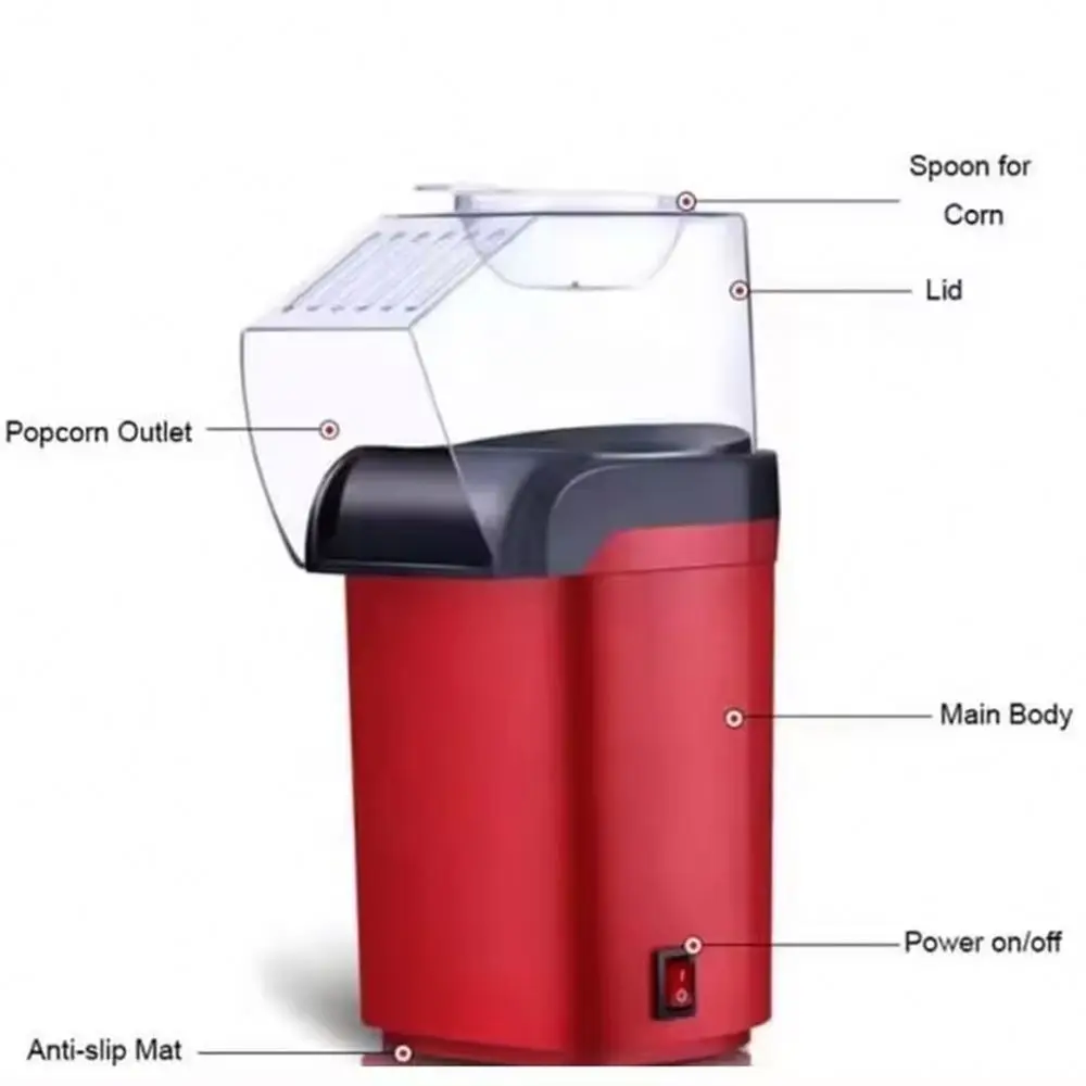 Wholesale New Tabletop Portable Hot Air Popcorn Maker