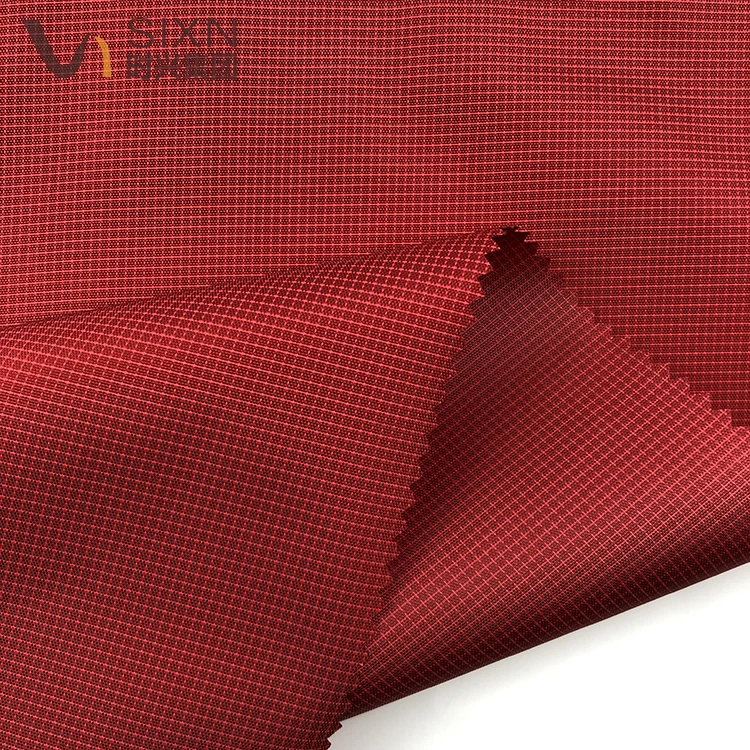 Coated Pattern Polyamide Woven Fabric 100% Nylon 210d Dobby Oxford Wr ...
