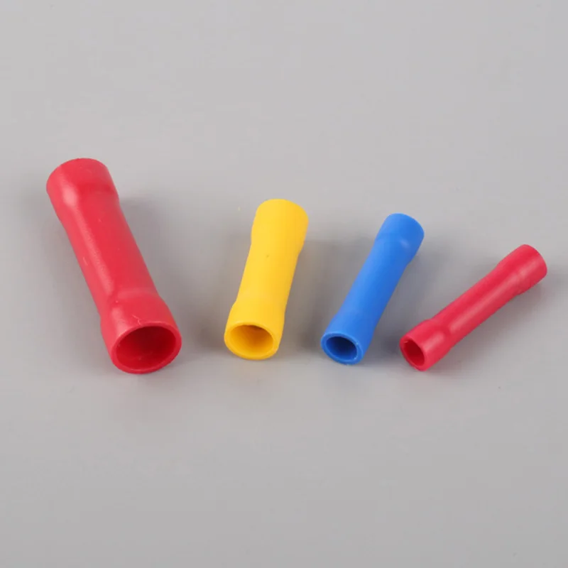 Bv Series Solder Butt Connector Insulated Medium Butt Terminal ...