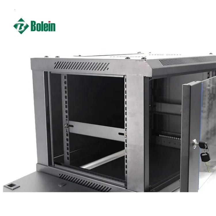 Bolein 9U Wall-Mount Network Cabinet - Secure & Versatile