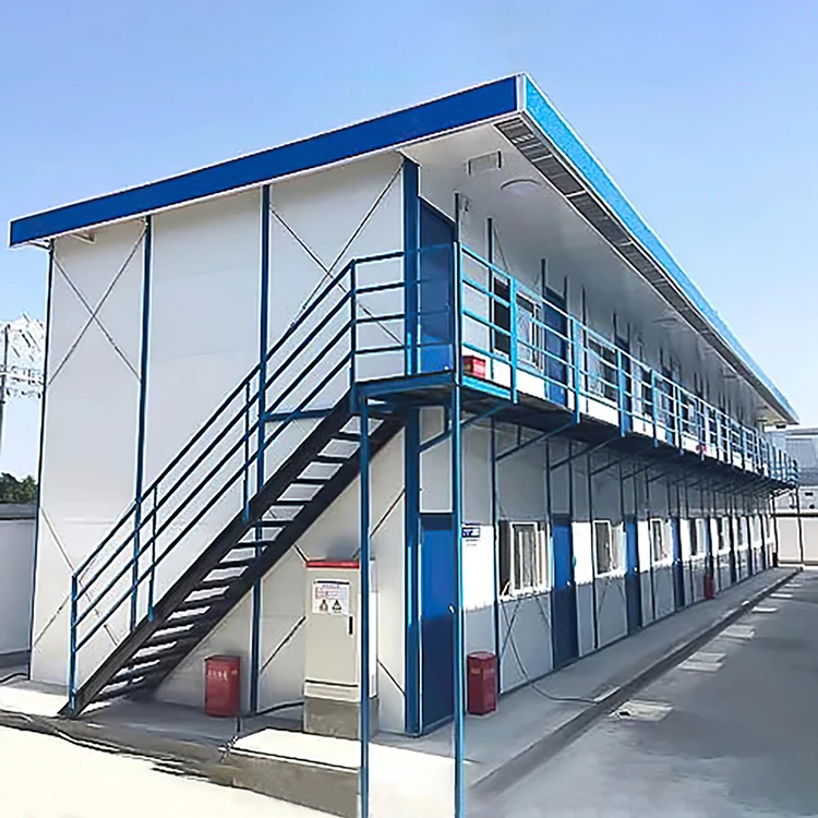 Two Storey Labour Camp Dormitory K House Steel Frame Prefab House - Buy ...