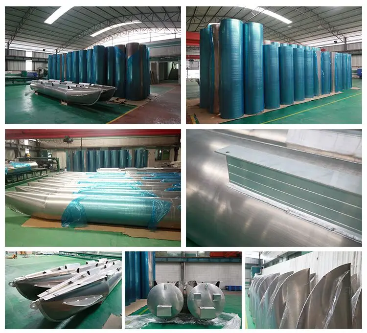 Floating Aluminium Pontoon Boat Log Tubes 18 Foot X 25 Inch Diameter ...