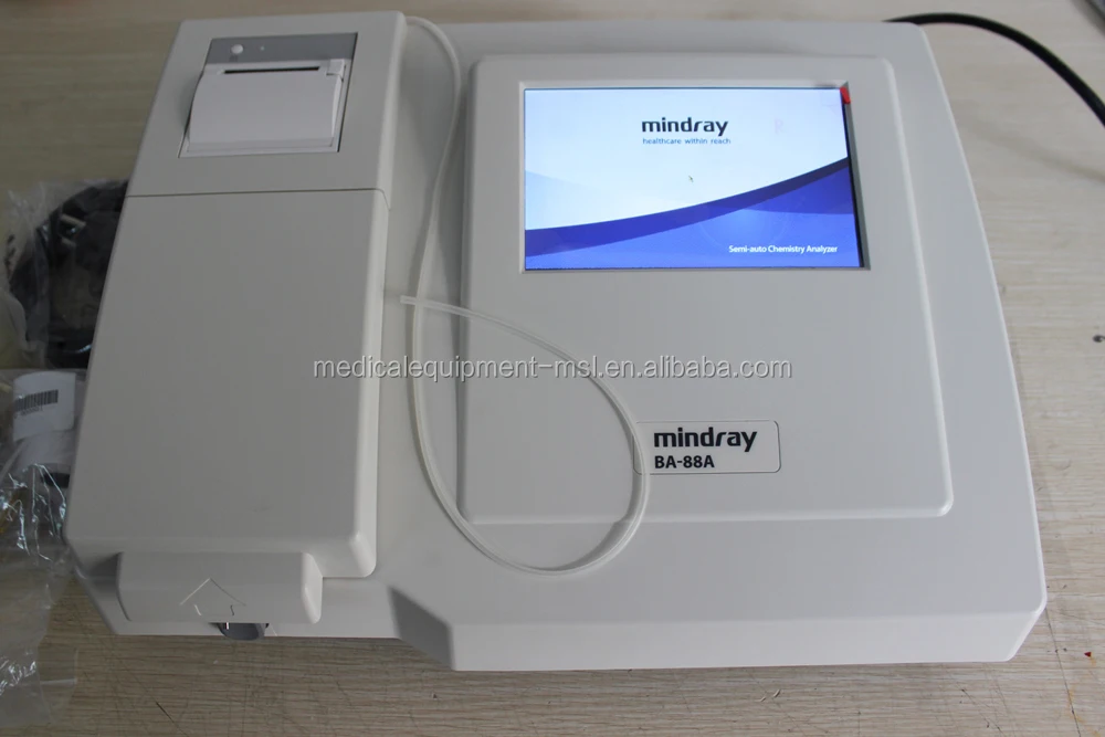 Mindray BA 88A Auto Chemistry Analyzer - Efficient Blood Analysis
